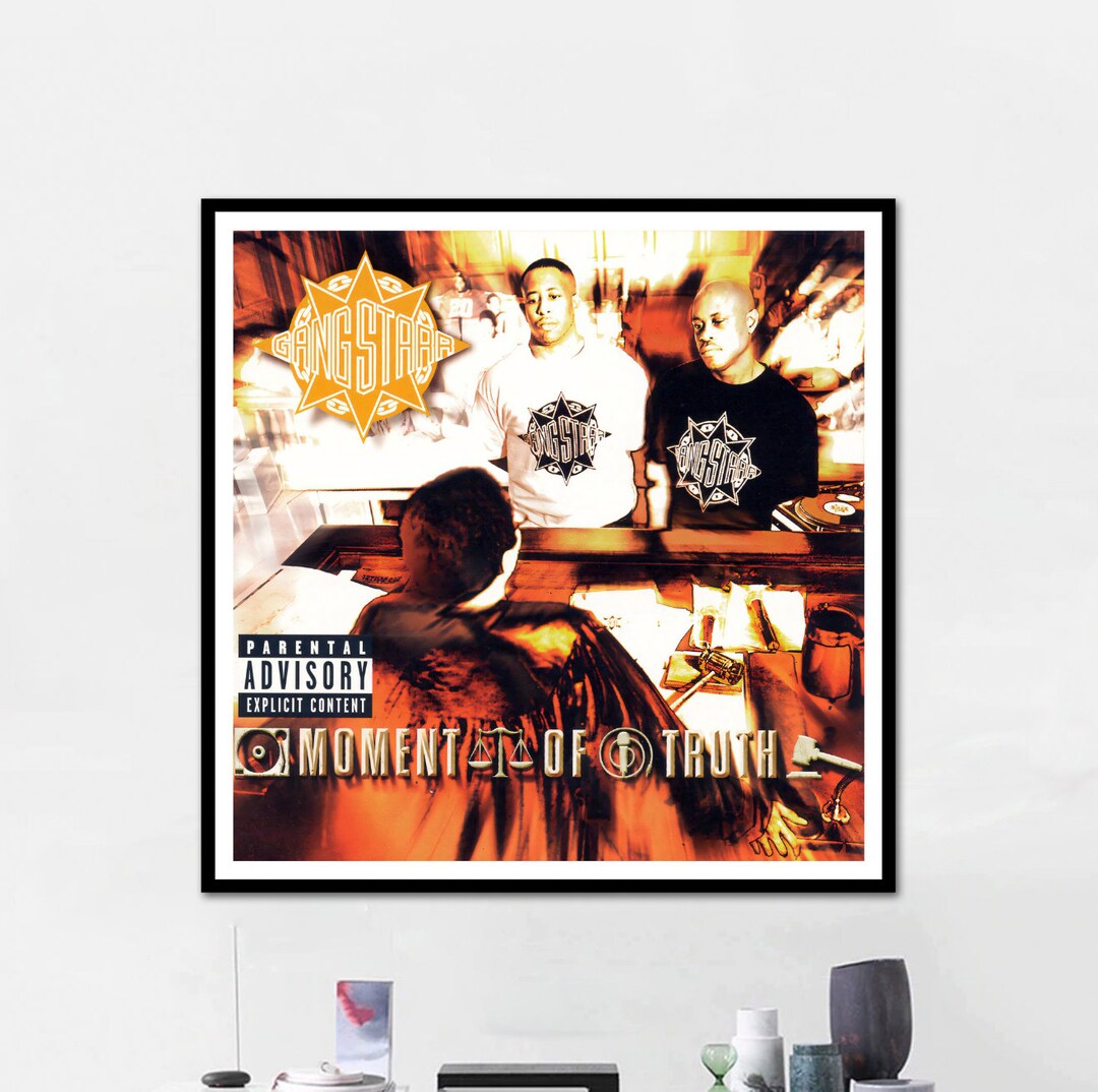 Gang Starr Poster Album Poster Album Cover Poster Vinyl Art Decor ...