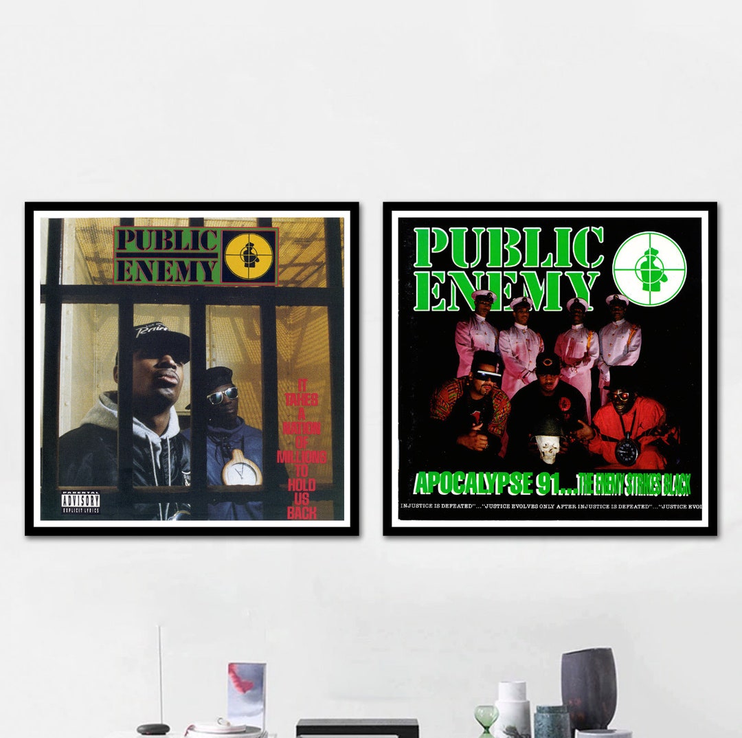 Public Enemy Poster Album Poster Album Cover Poster Vinyl Art Decor ...