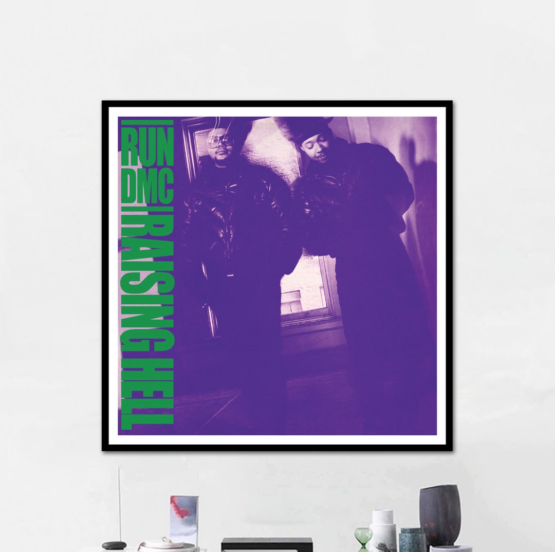 Run Dmc Poster Album Poster Album Cover Poster Vinyl Art Decor Artwork ...