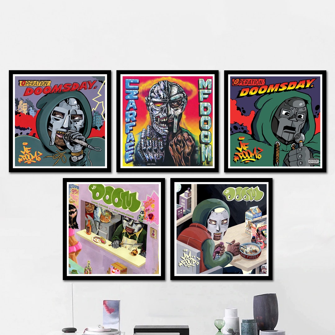 Mf Doom Poster Album Poster Album Cover Poster Vinyl Art Decor Artwork ...