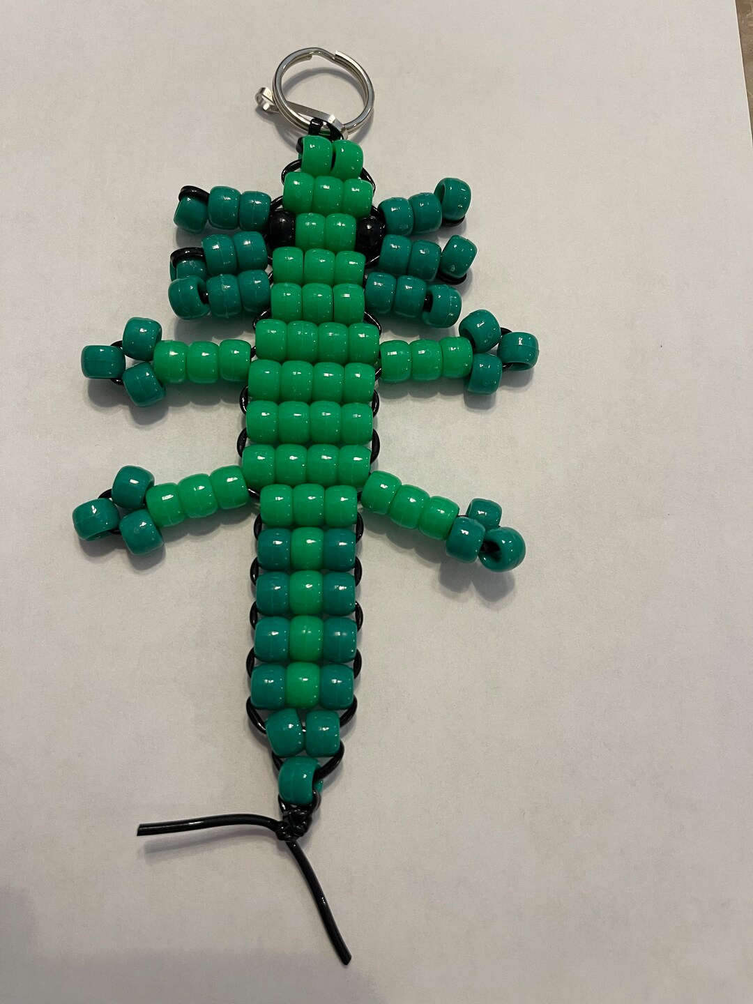 Pony Bead Axolotl Keychains - Etsy Australia