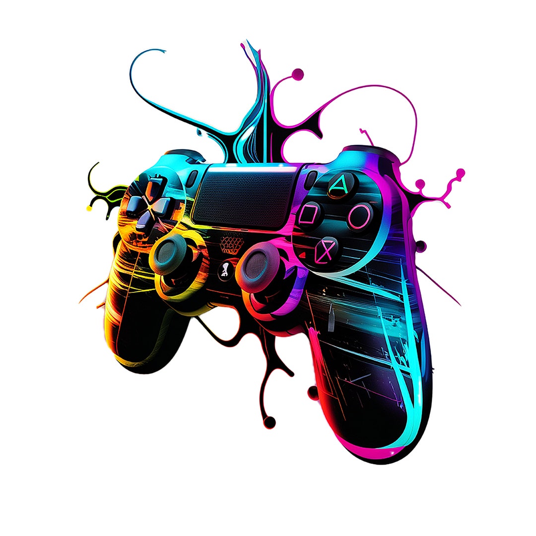 Iron-on Patch; Iron-on Motif, Controller, Gamer - Etsy