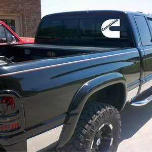 Cummins Logo Window Decal - Etsy