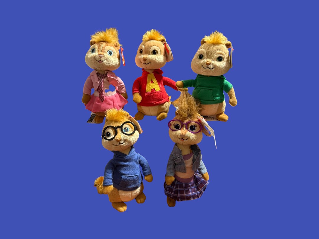 TY Beanie Babies - Chipmunks and Chipettes (6-7"). Mint Condition. - Etsy