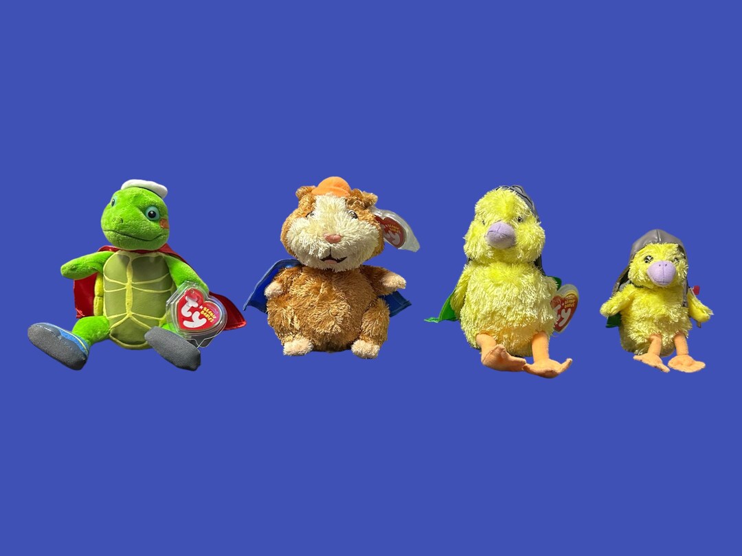 TY Beanie Babies Wonder Pets Characters 5-6'' Mini Ming-ming is 4. Mint ...
