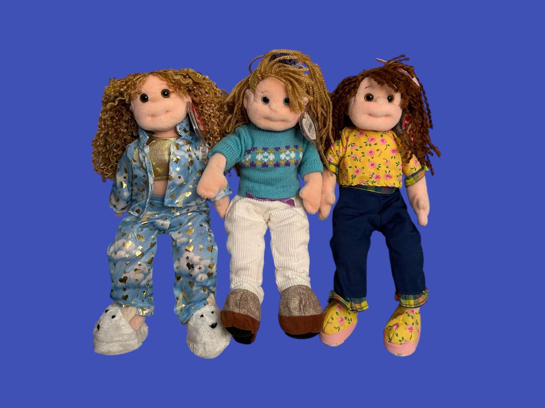 TY Beanie Boppers/kids - Pajama Pam, Cool Cassidy and Loveable Lulu ...