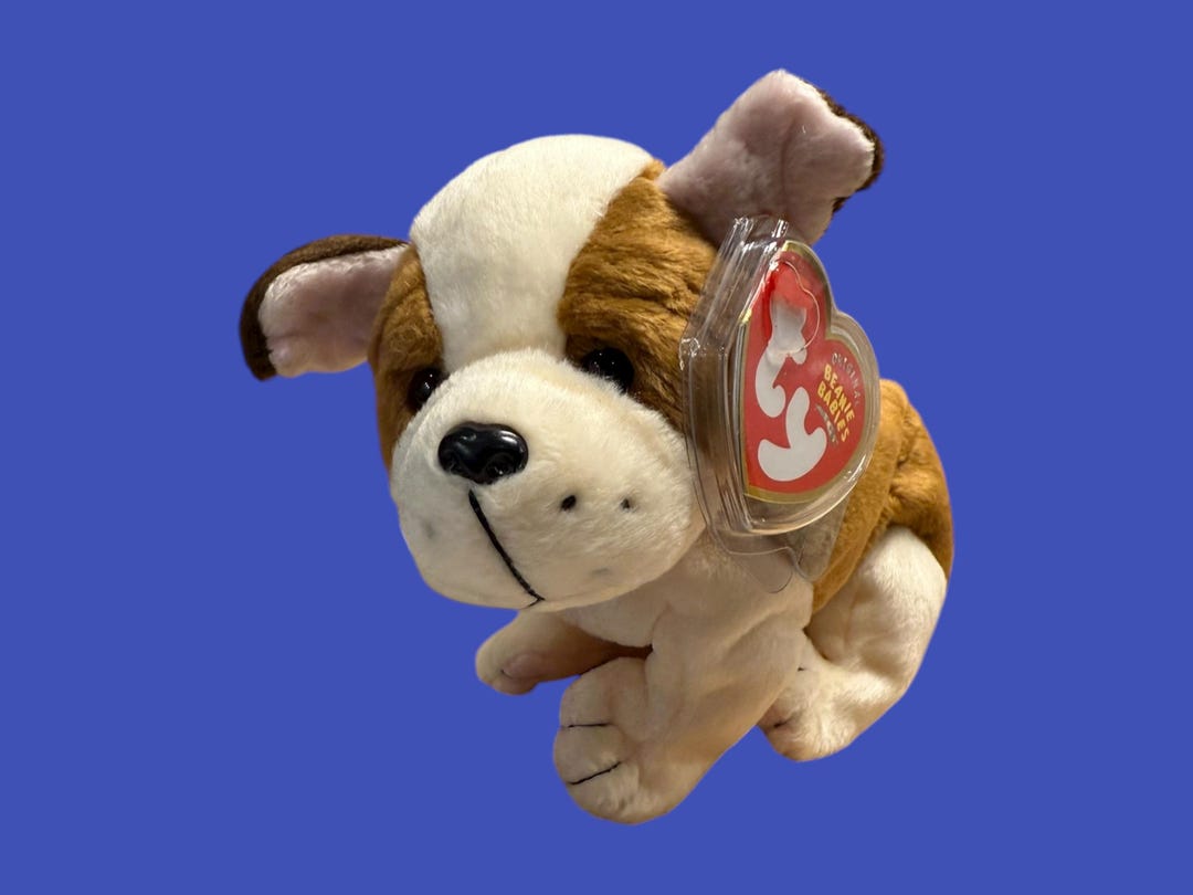 TY Beanie Babies - HUGGINS the Pitbull Dog Plush Stuffed Toy (6.5'') - Etsy