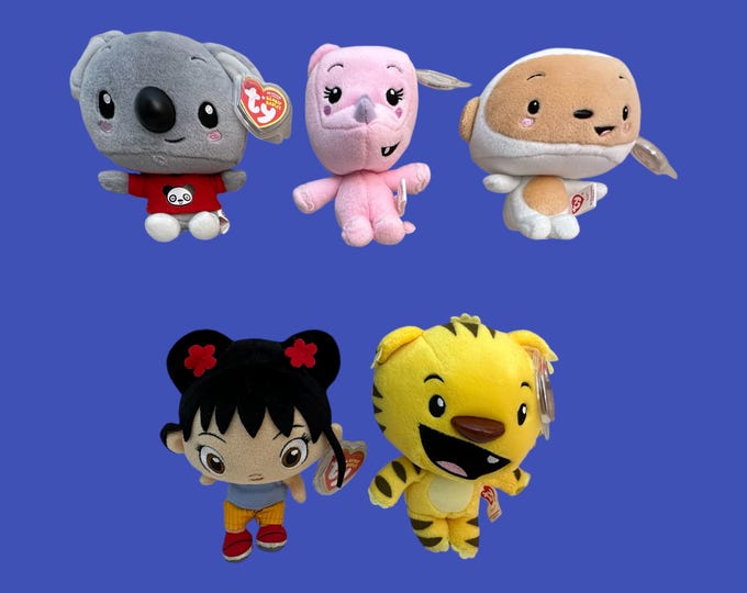 TY Beanie Babies - Ni Hao, Kai-lan Characters (6''). Mint Condition. - Etsy