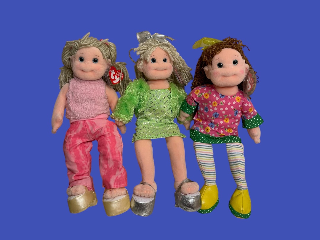 TY Beanie Boppers/kids - Silly Sara, Glitzy Gabby and Huggable Holly ...