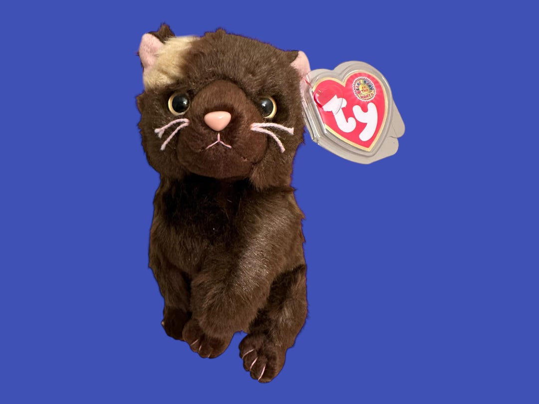 TY Beanie Babies - Fiddler the Brown Cat (6''). Mint Condition. - Etsy