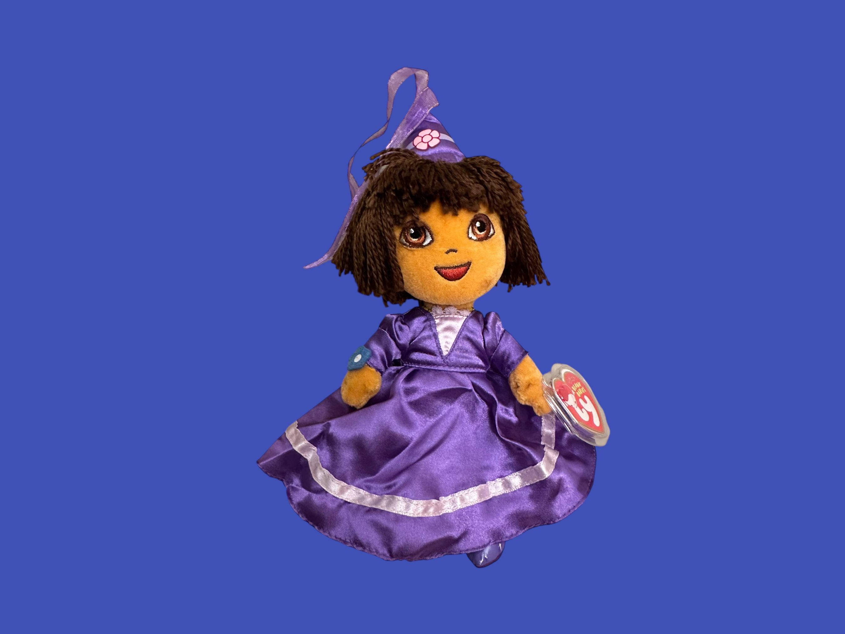 TY Beanie Babies - Dora Holiday, Cat Costume, Fairytale, Mermaid, Happy ...