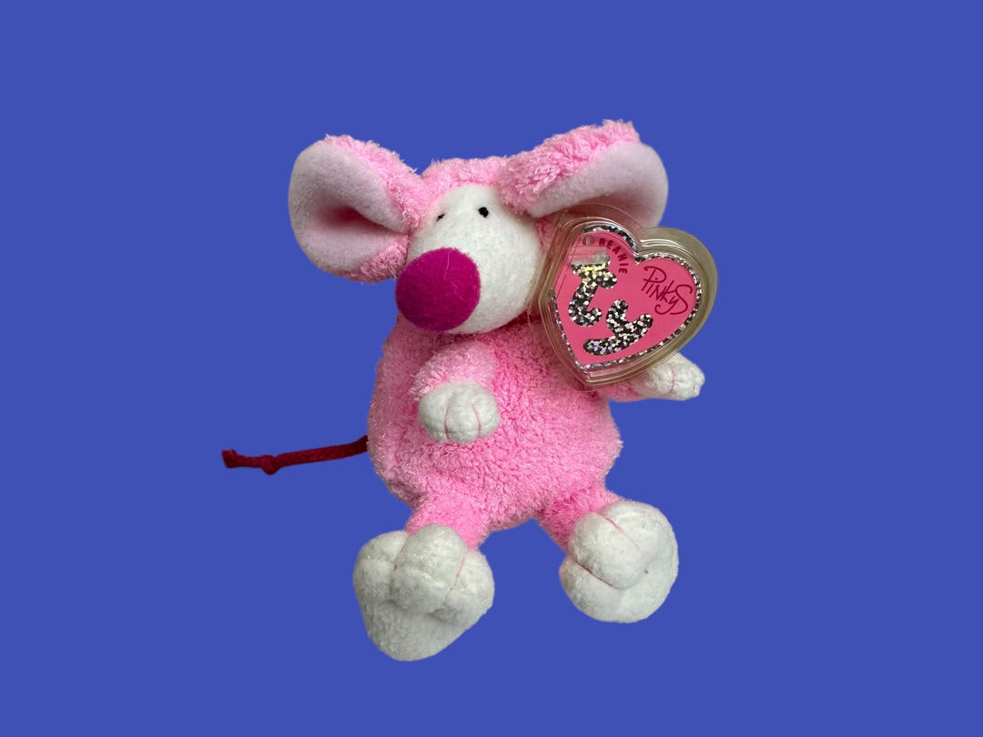 TY Pinkys - Ratzo the Pink Rat (5.5'') - Etsy