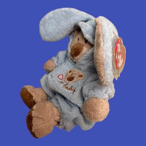 TY BABY Collection Baby Blue Bear With Removable Blue Bunny Pajamas 7 ...