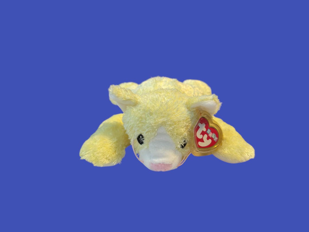 TY BABY Collection - KUDDLEKITTY the Yellow Kitty Cat With Rattle (12 ...