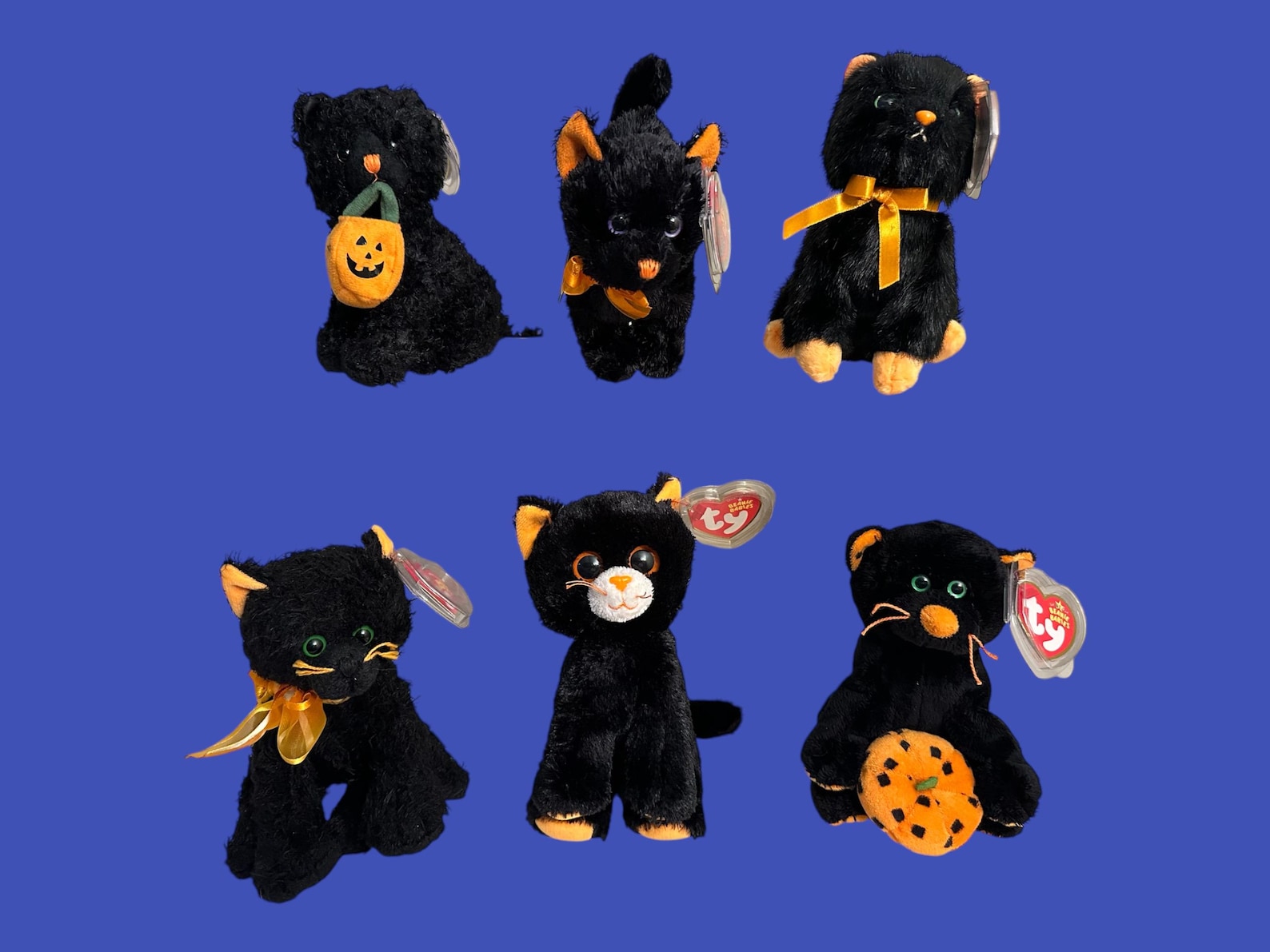 TY Beanie Babies - Halloween Cats (6''). Mint Condition. - Etsy