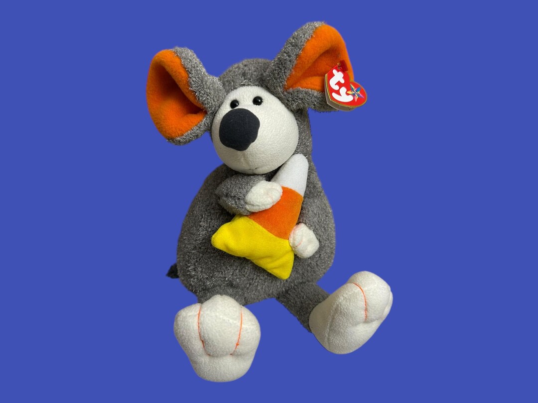 TY Beanie BUDDIES - Ratzo the Grey Rat With Candy Corn (13'') - Etsy