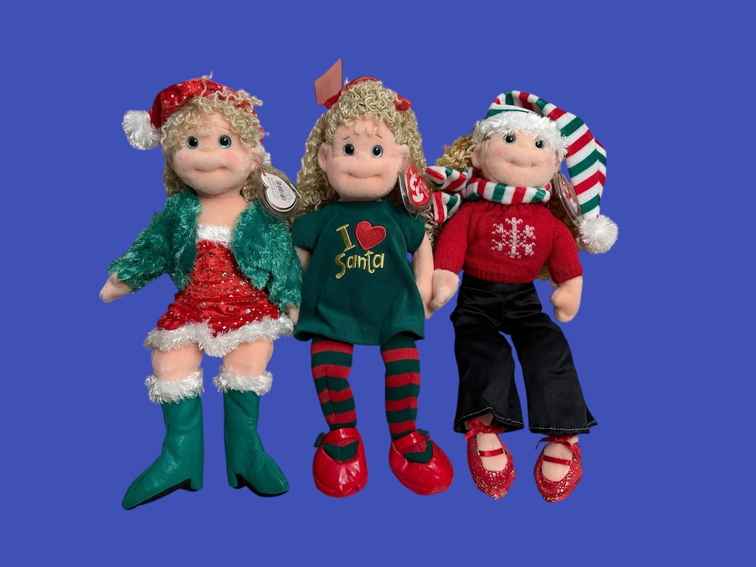 TY Beanie Boppers/kids - Christmas Carol, Holiday Heidi and Festive ...