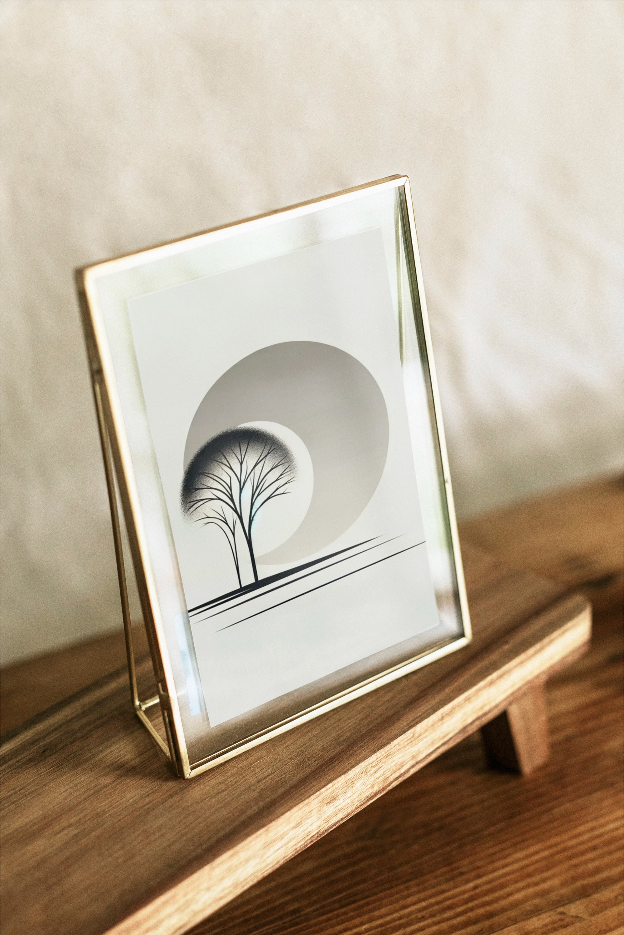 Peaceful Silhouettes | Simple Tree Art | INSTANT DOWNLOADABLE PRINT - Etsy