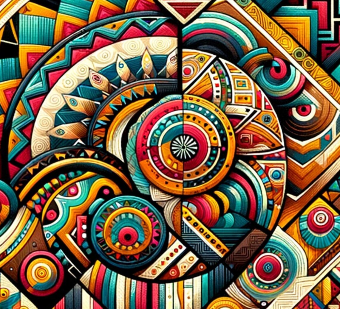 Tribal Abstract Art | Colorful Patterns | INSTANT DOWNLOADABLE PRINT - Etsy