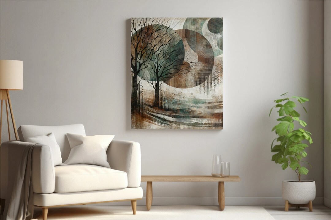 Calming Tree | Abstract Art | INSTANT DOWNLOADABLE PRINT - Etsy