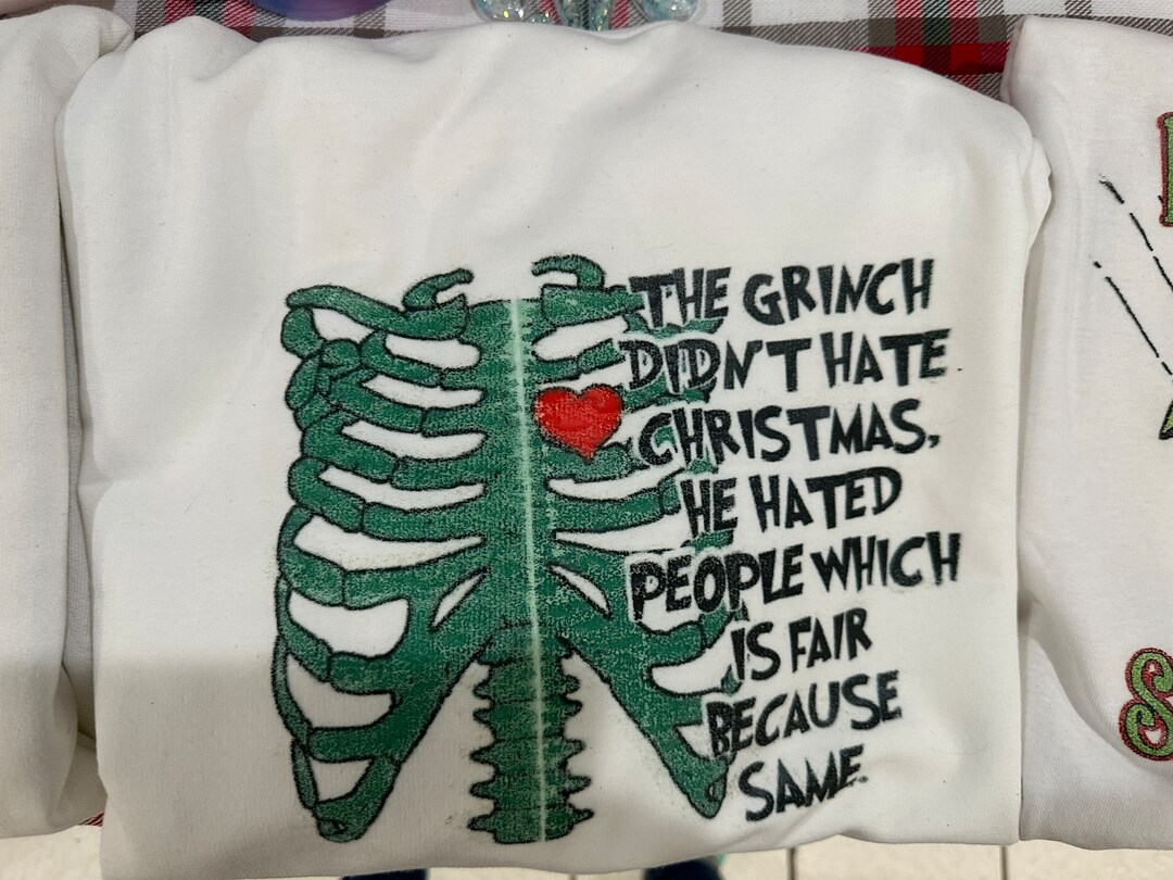 The Grinch Sweatshirt - Etsy