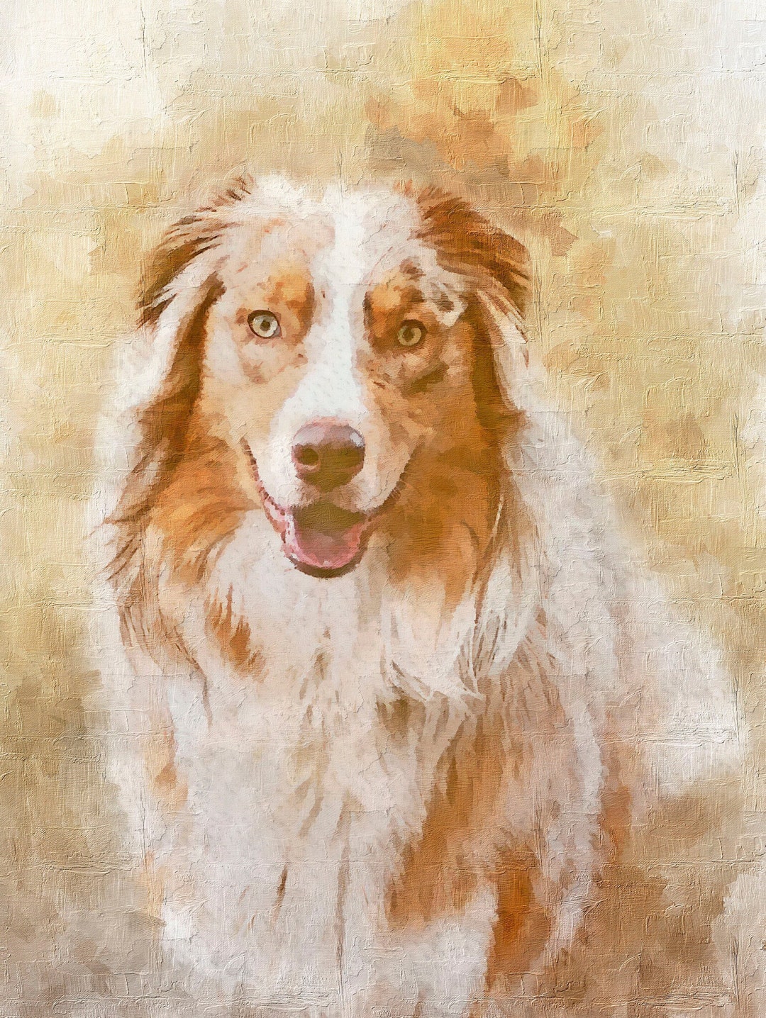 Pet Oil Painting, Pet Painting Custom From Photo, Custom Oil Painting ...