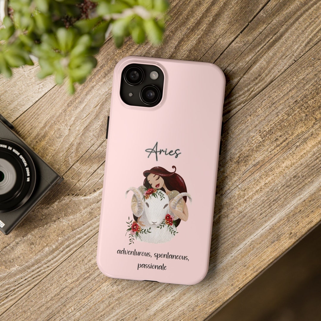 Aries Zodiac iPhone Case, Birth Month Phone Cover, Chic iPhone Case ...