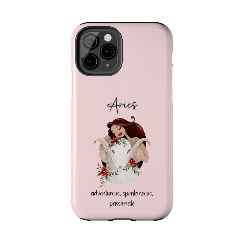 Aries Zodiac iPhone Case, Birth Month Phone Cover, Chic iPhone Case ...