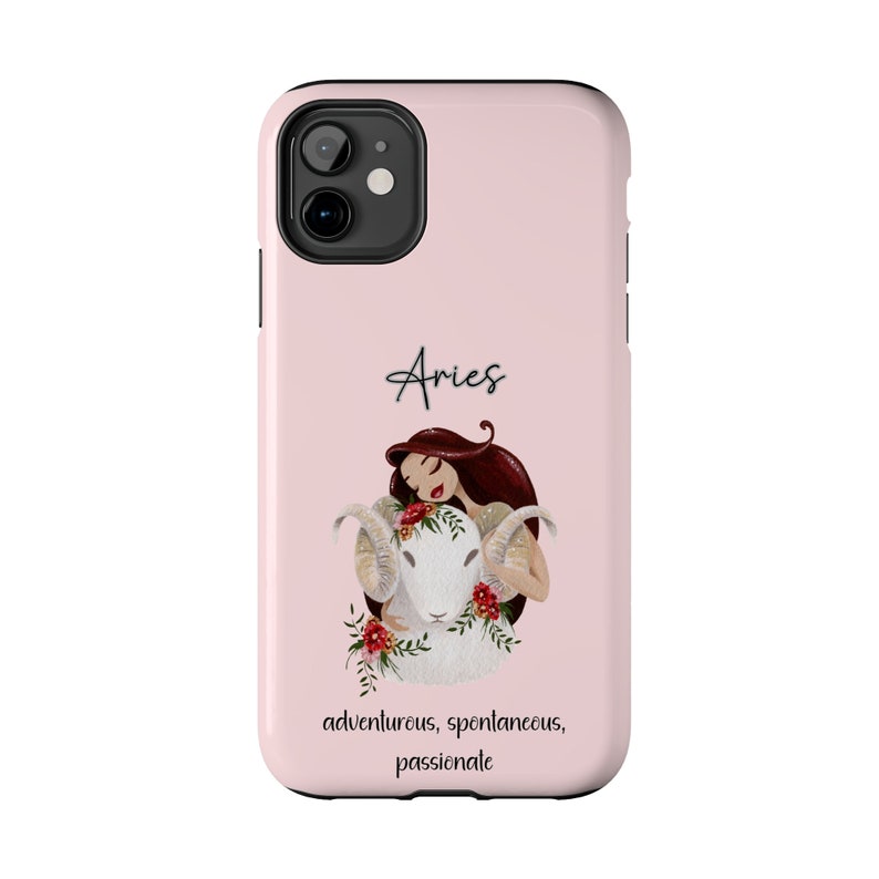 Aries Zodiac iPhone Case, Birth Month Phone Cover, Chic iPhone Case ...
