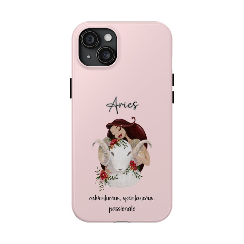 Aries Zodiac iPhone Case, Birth Month Phone Cover, Chic iPhone Case ...