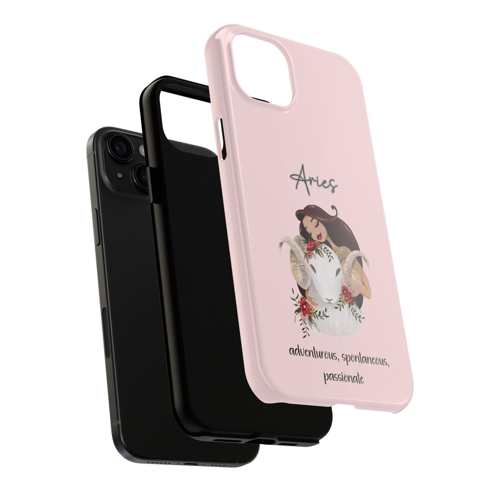 Aries Zodiac iPhone Case, Birth Month Phone Cover, Chic iPhone Case ...