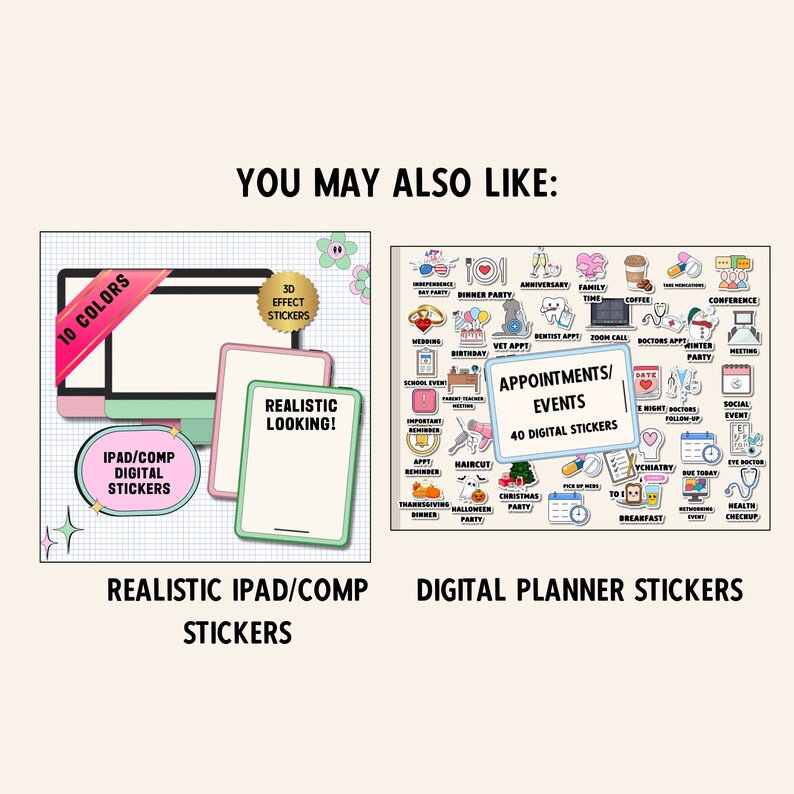 2024 Clipart Fall Digital Stickers for iPad Goodnotes Planner - High ...