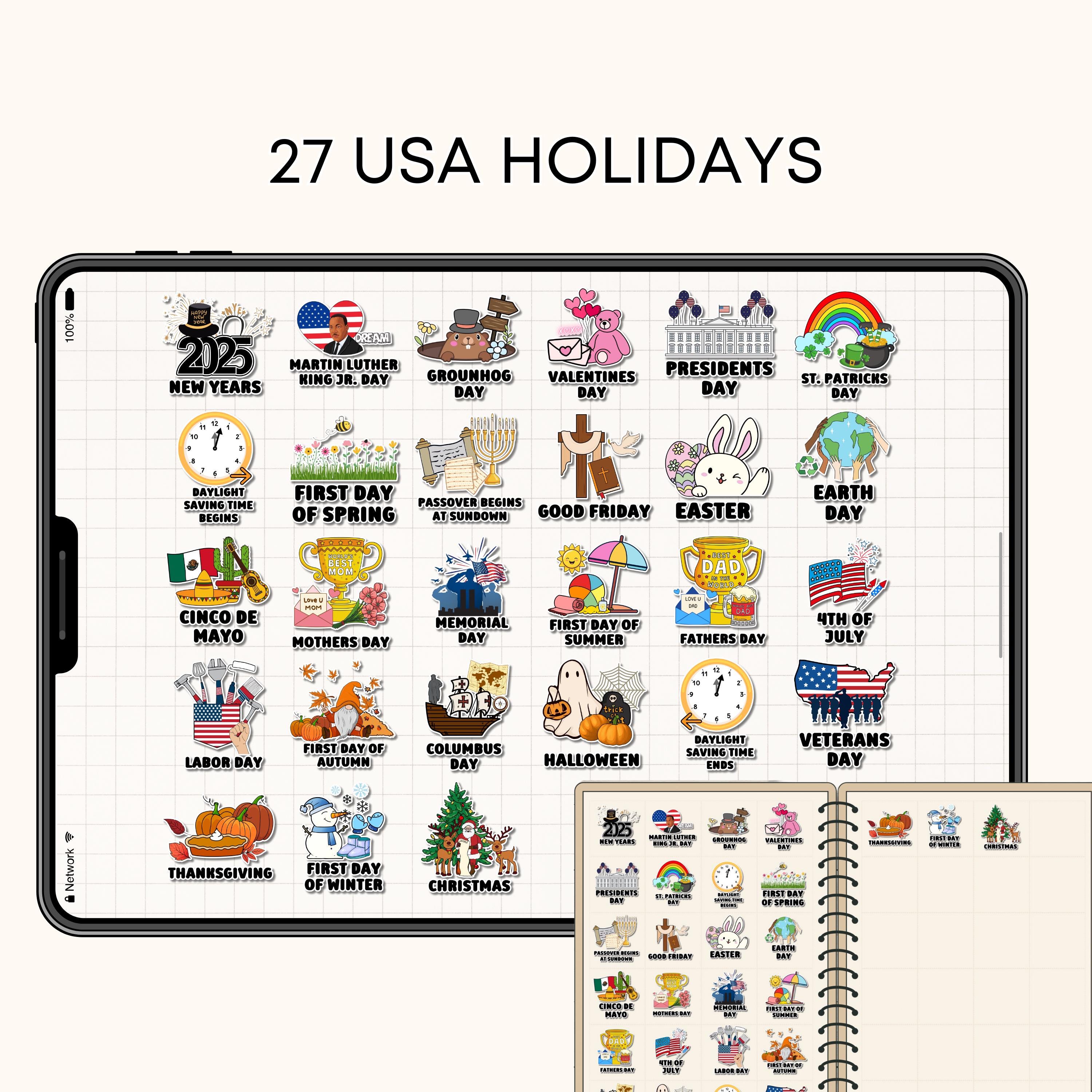 591 Everyday Life Digital Planner Stickers: Functional Pre-cropped ...