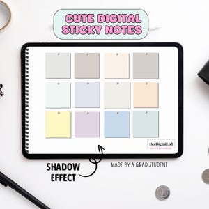 Digital Sticky Notes for Goodnotes Elements and iPad Planners - Etsy