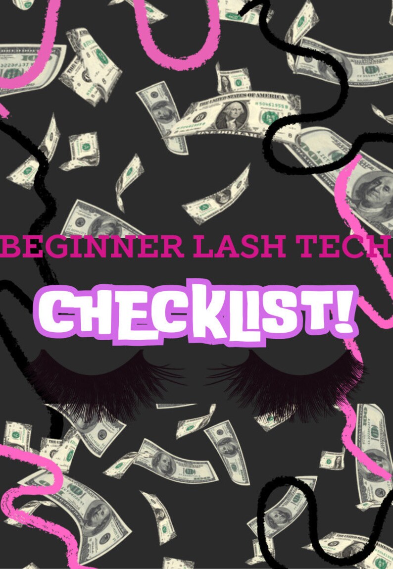 Beginner Lash Tech Checklist! - Etsy