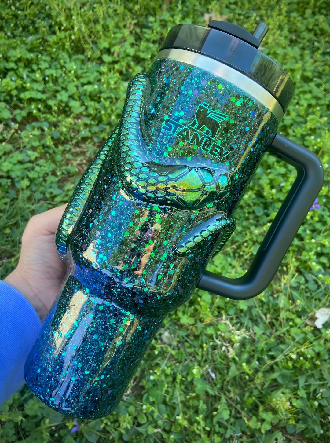 3D Snake Stanley Tumbler - Etsy