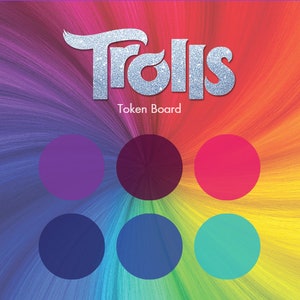 Trolls Reward Chart for Kids - Printable - Etsy