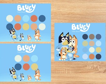 BLUEY Reward Chart Editable Toddler Reward Chart Classroom Behavior ...