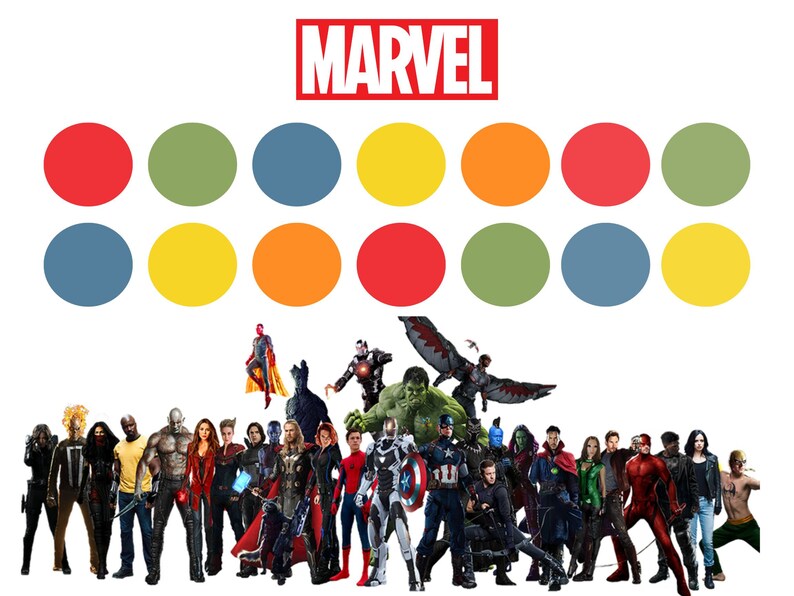 Marvel Superheros Reward Chart for Kids Printable PDF - Etsy Australia