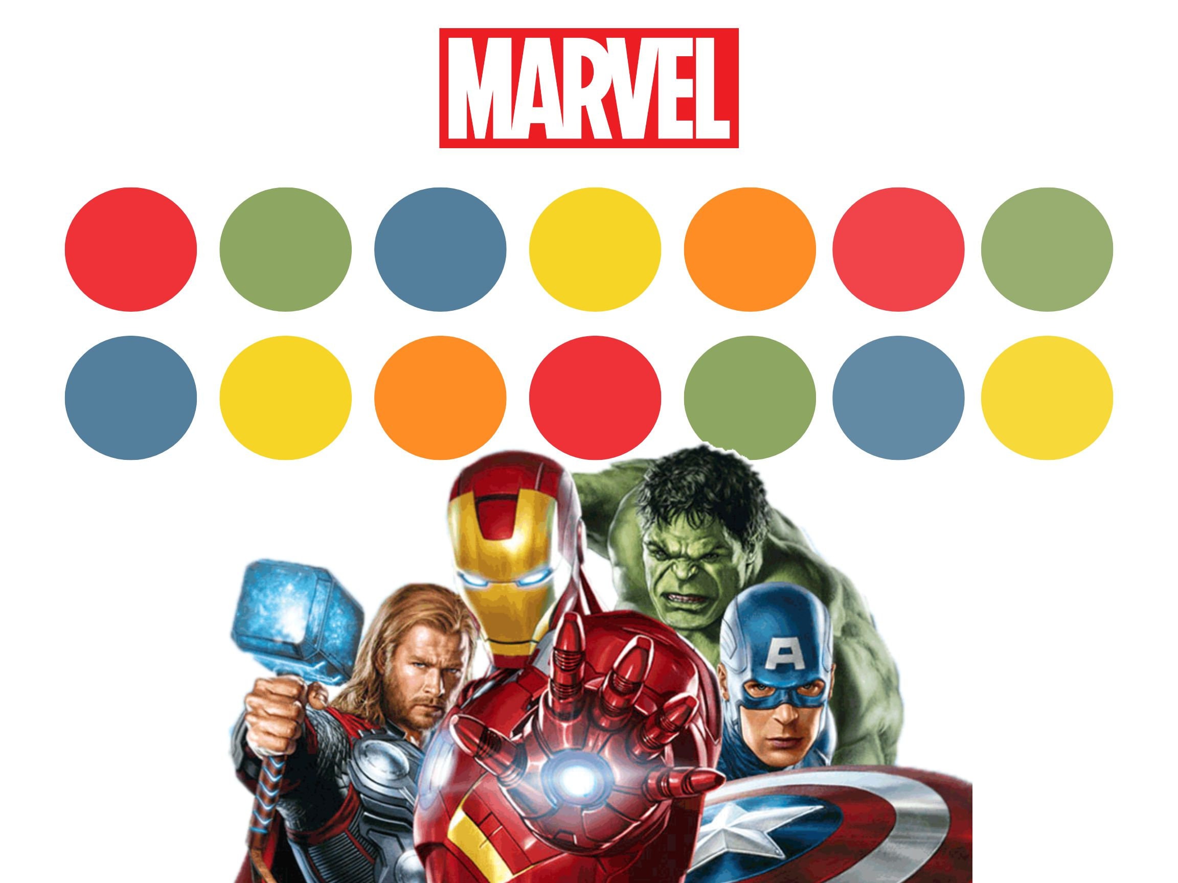 Marvel Superheros Reward Chart for Kids Printable PDF - Etsy Australia