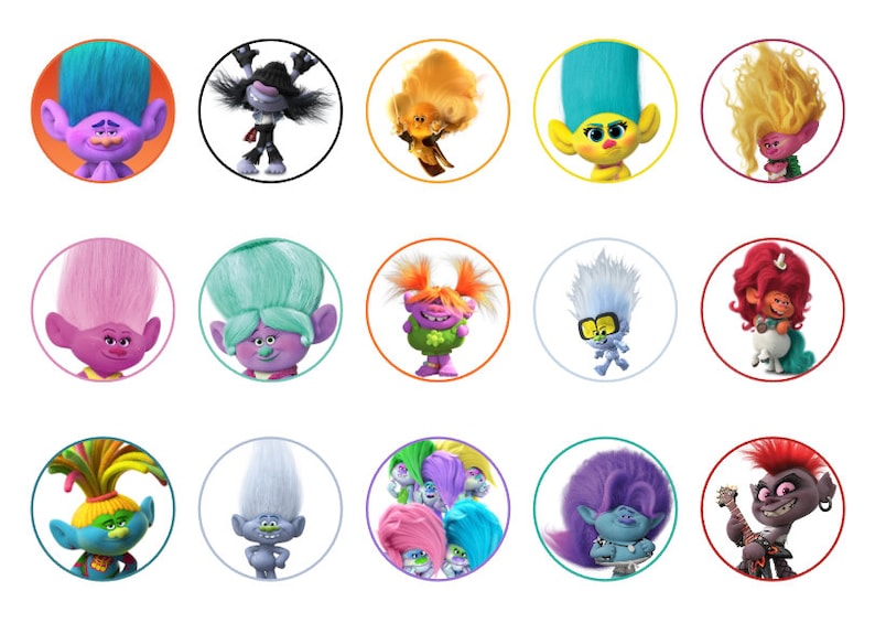 Trolls Reward Chart for Kids - Printable - Etsy