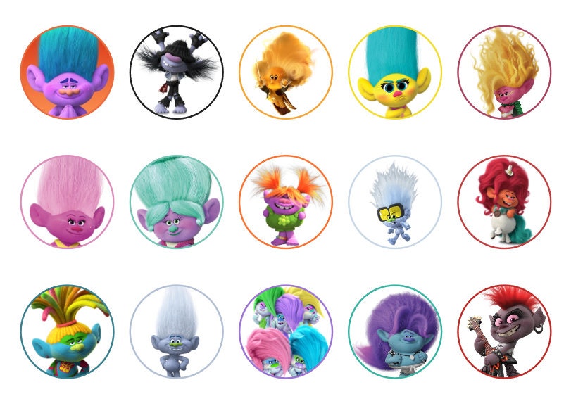 Trolls Reward Chart for Kids - Printable - Etsy