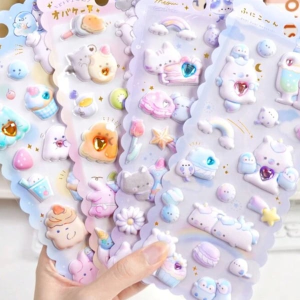 Puffy Stickers - Etsy