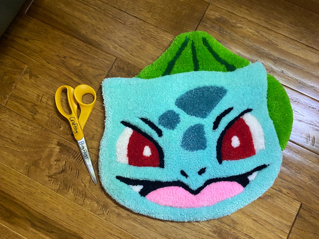 Pokemon Tufted Rug Bulbasaur Wall Art Pokemon Handmade Bulbasaur Tufted ...