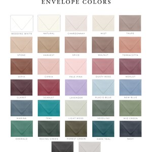 Letterpress Save the Dates and Envelopes, Semi-custom Wedding Card ...