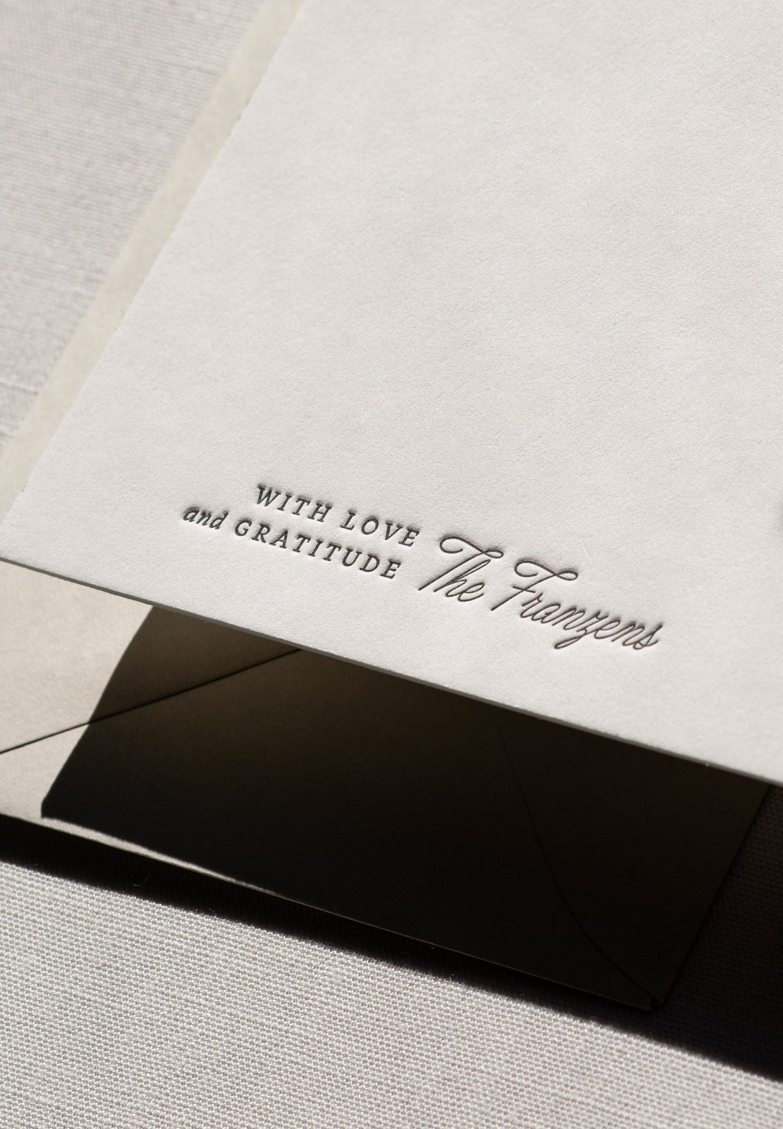 Personalized Letterpress Stationery Cards, Custom Notecards Set ...