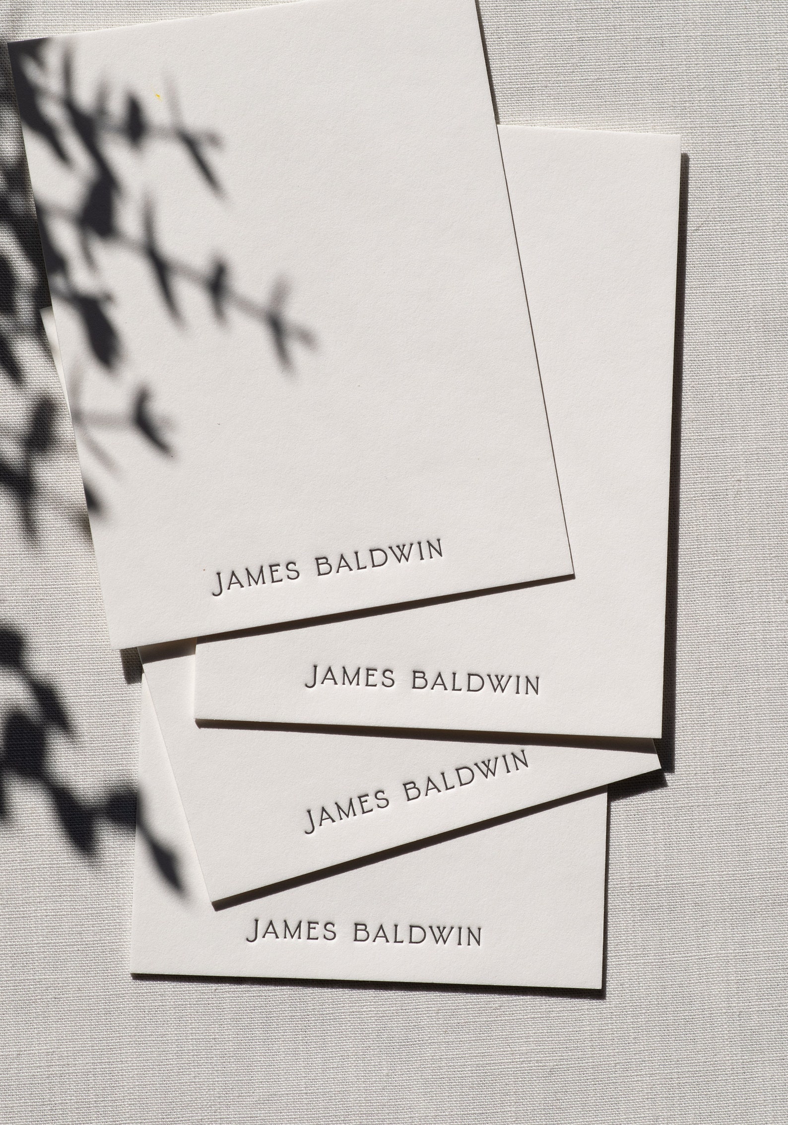 Personalized Letterpress Stationery Cards, Custom Notecards Set ...