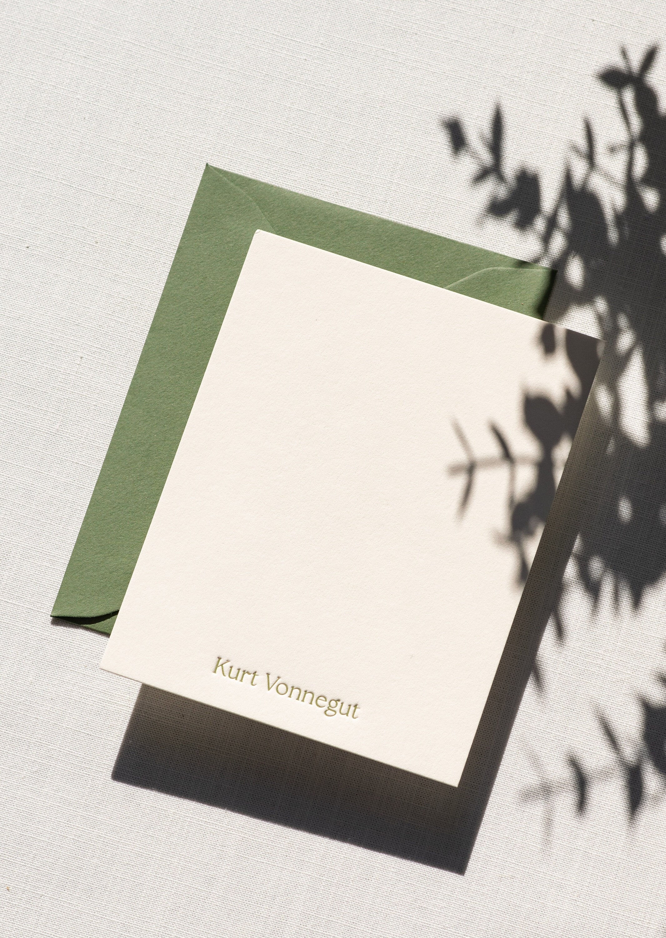 Personalized Letterpress Stationery Cards, Custom Notecards Set ...