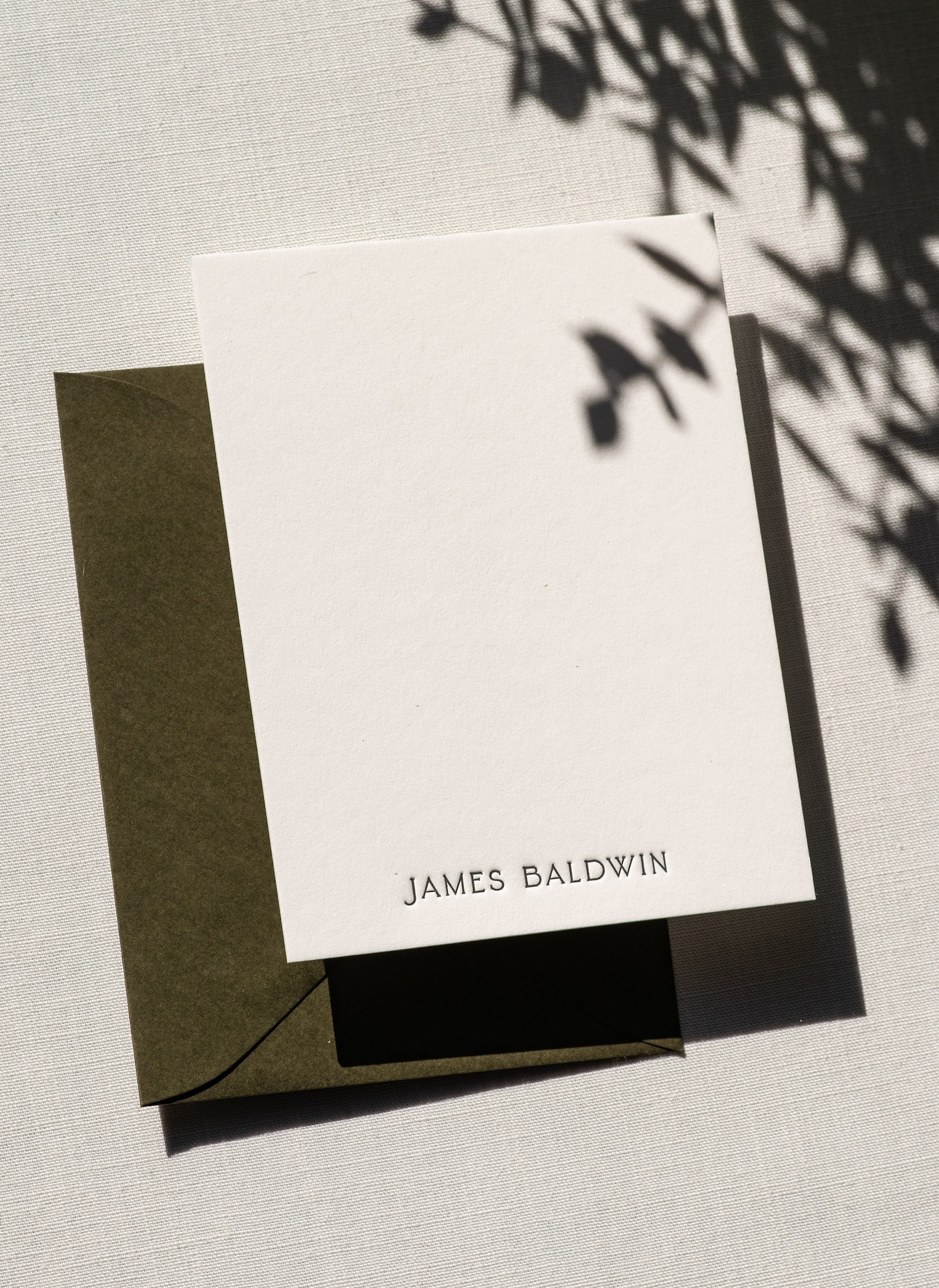 Personalized Letterpress Stationery Cards, Custom Notecards Set ...