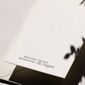 Personalized Letterpress Stationery Cards, Custom Notecards Set ...